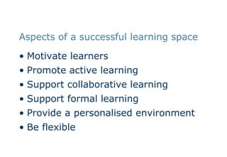 Designing New Learning Spaces From Rooms To Cities | PPT