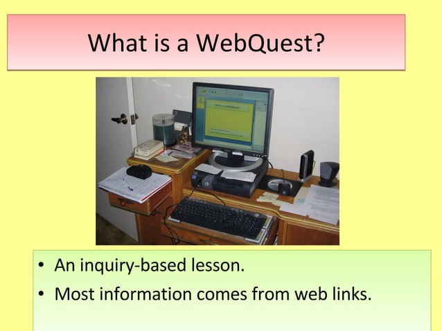 Designing Web Quests | PPT | Education
