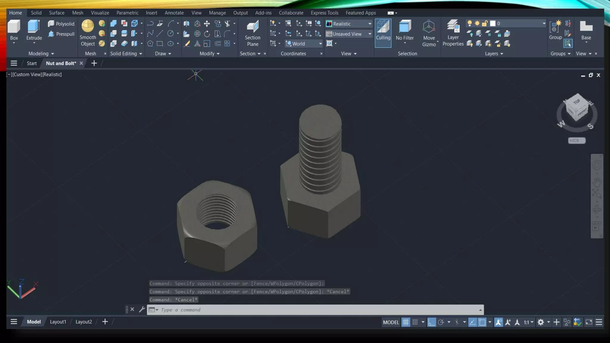 Designing a 3d model of nut and bolt[1].pptx