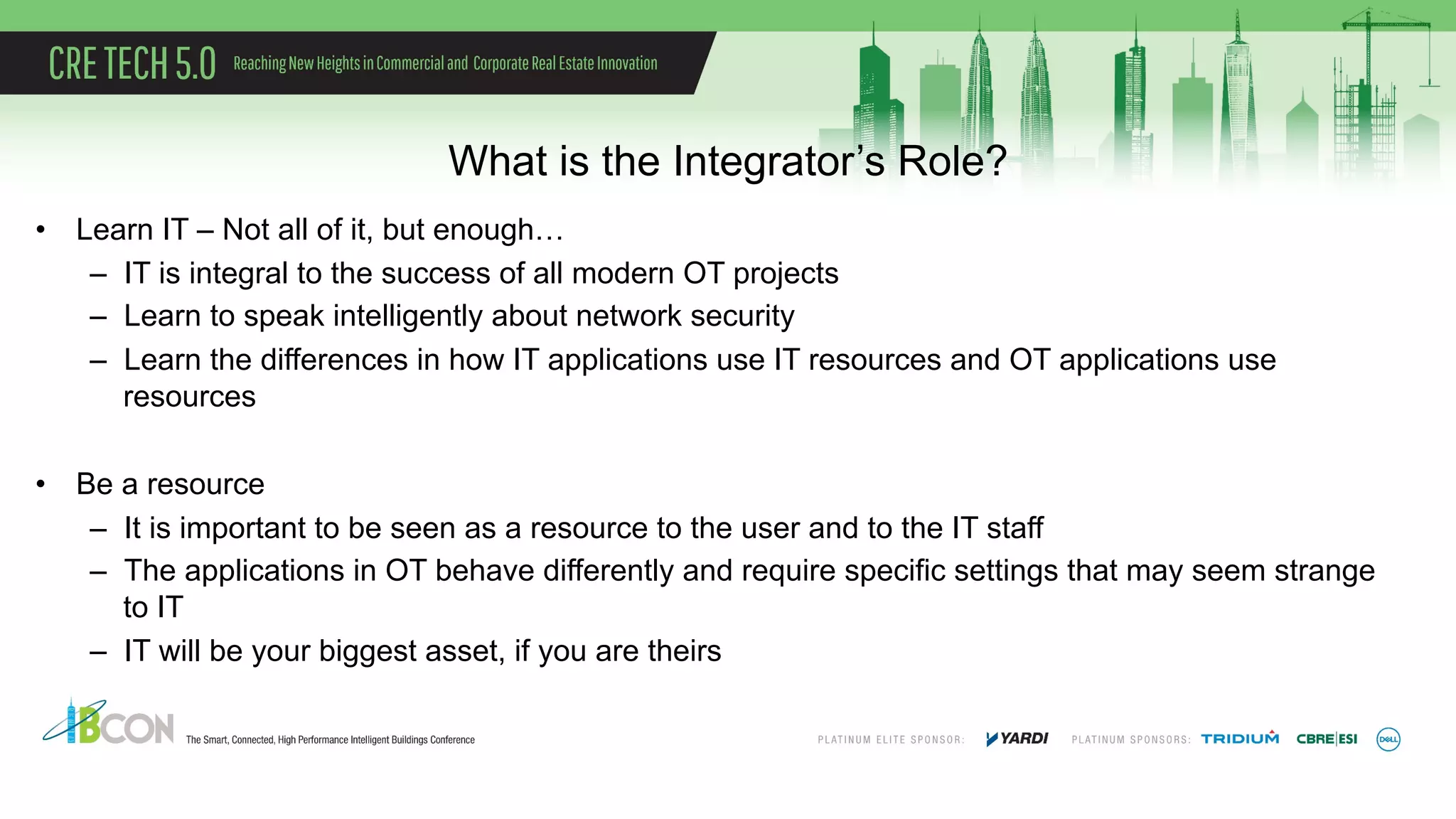 Designing a Base Building Network – The Integrator's Role | PPT