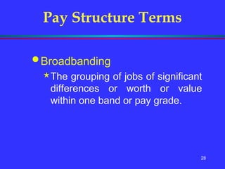 Designing A Base Pay Structure education | PPT