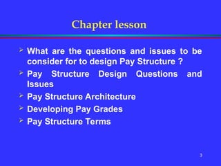 Designing A Base Pay Structure education | PPT