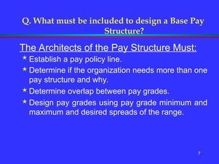 Designing A Base Pay Structure education | PPT