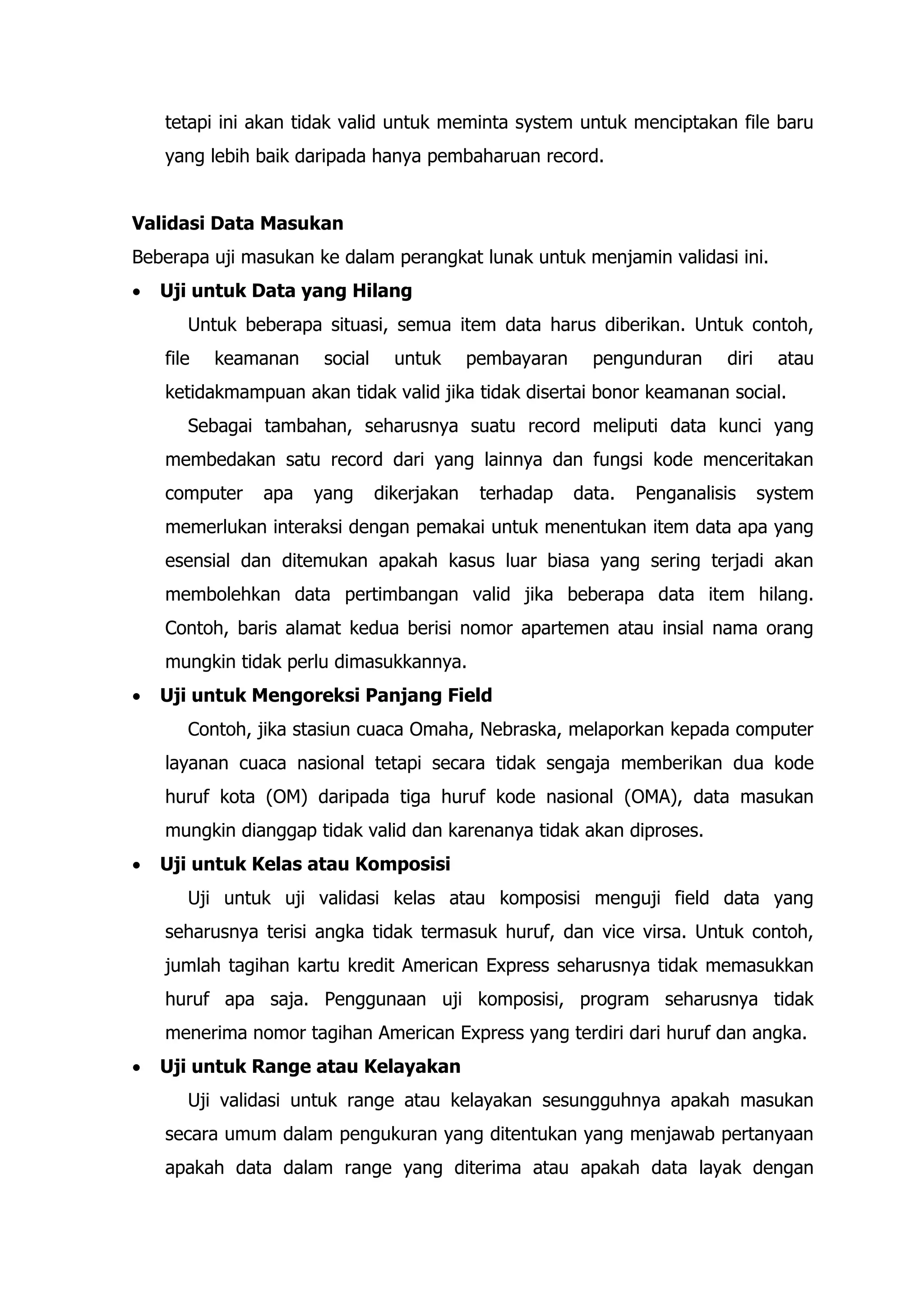 Designing accurate data entry procedure (bab 11) | PDF