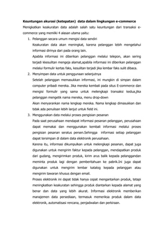 Designing accurate data entry procedure (bab 11) | PDF