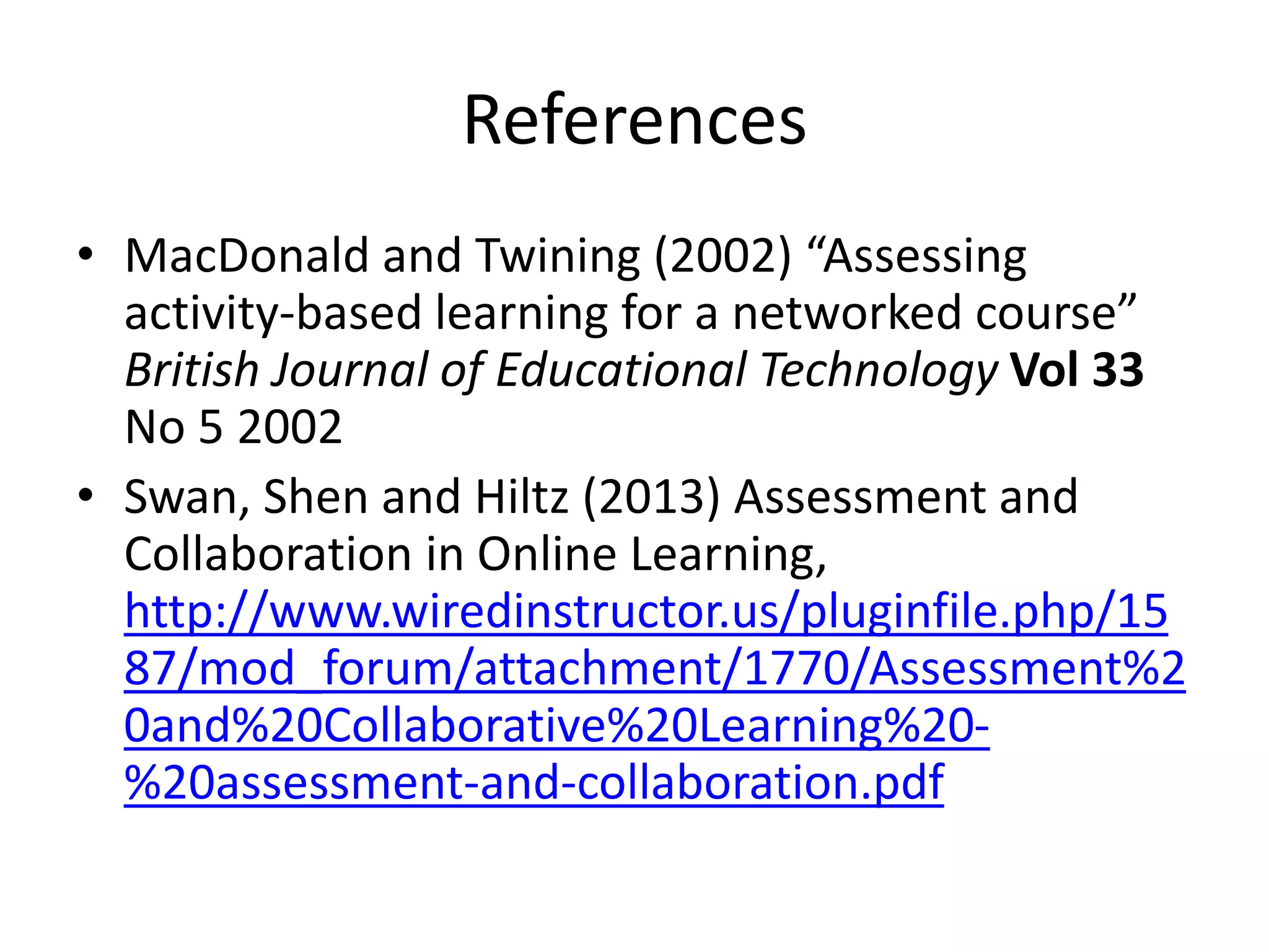 Designing activities for online learning pt 3 | PPTX | Educational ...