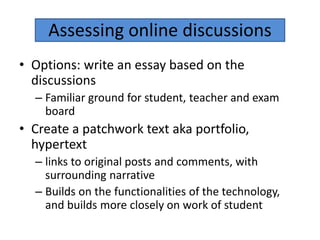 Designing activities for online learning pt 3 | PPTX | Educational ...