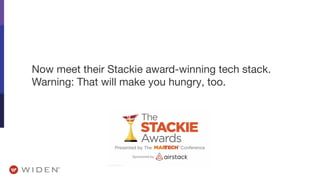 Designing a Data Strategy A Look Inside Sargento’s Stackie Award-Winning Martech Stack | PPT