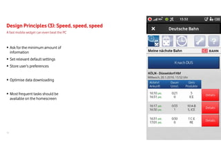 Designing a High Quality User Experience for Widgets | PPT