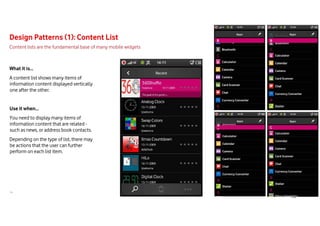 Designing a High Quality User Experience for Widgets | PPT