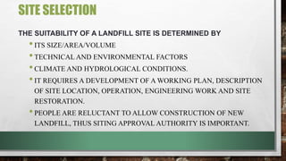 Designing a landfill | PPTX