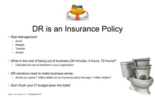 Designing a Modern Disaster Recovery Environment | PPT