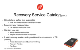 Designing a Modern Disaster Recovery Environment | PPTX