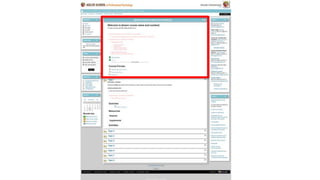 Designing a Moodle Template Based on Quality Matters Standards | PPTX