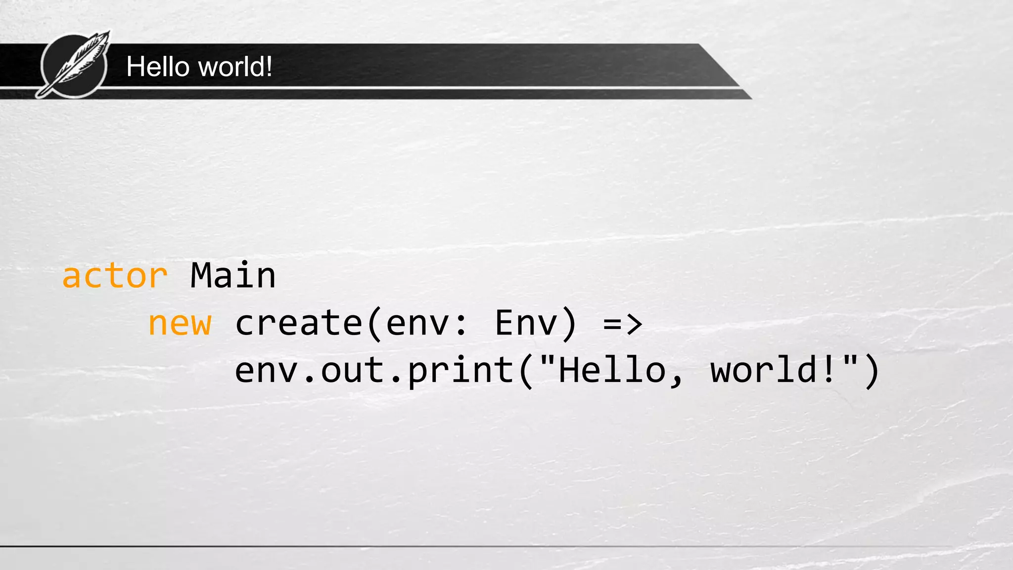 Designing an actor model game architecture with Pony | PDF ...