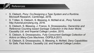 Designing an actor model game architecture with Pony | PDF ...