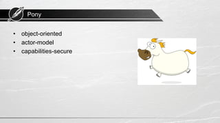 Designing an actor model game architecture with Pony | PDF ...