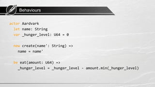 Designing an actor model game architecture with Pony | PDF ...