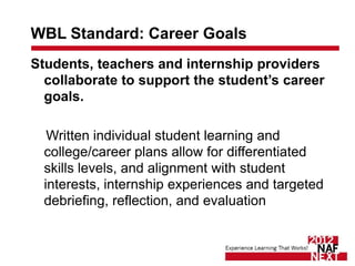 Designing and assessing your work based learning system | PPTX