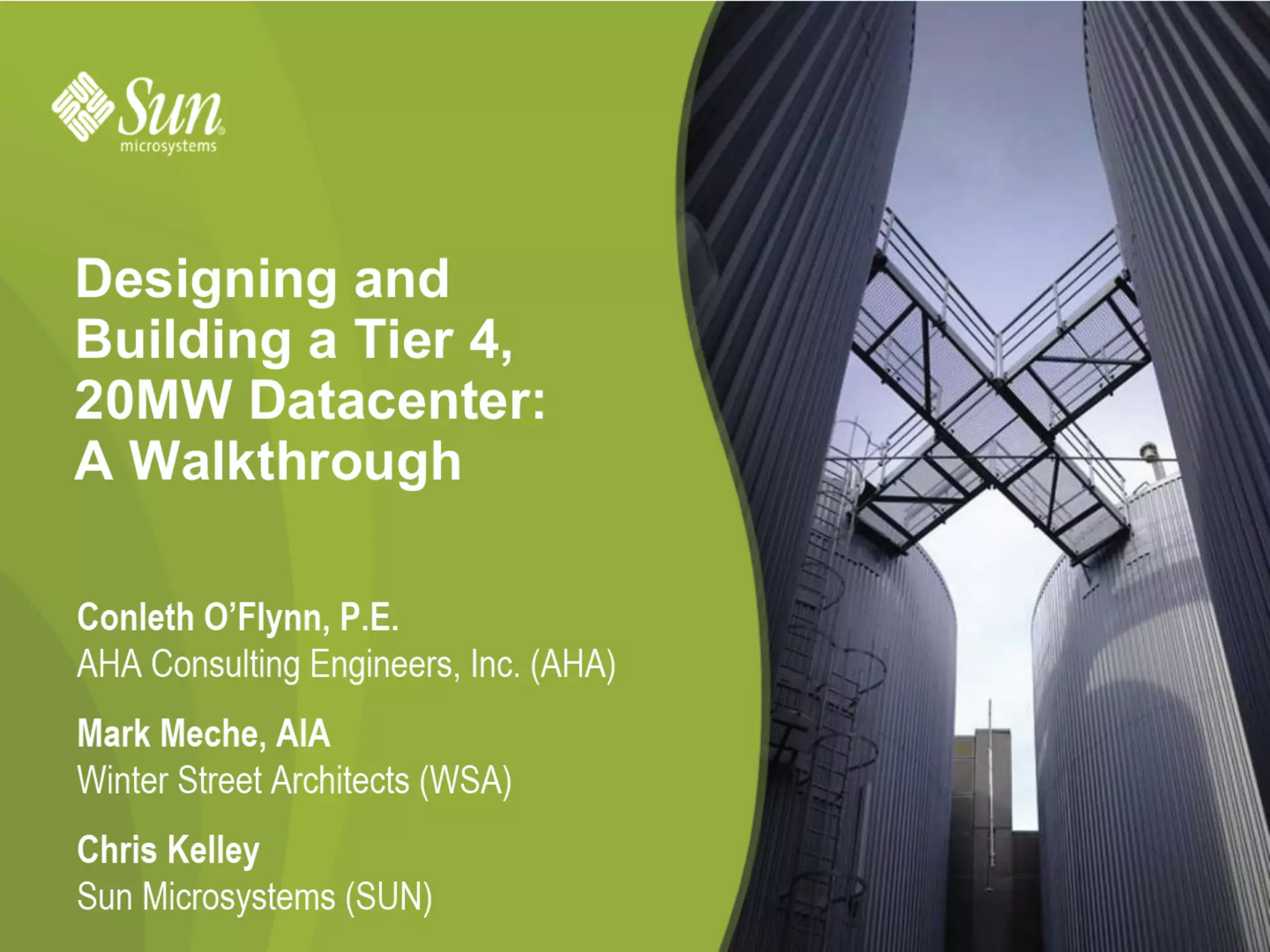 Designing and Building a Tier 4, 20 MW Datacenter | PDF