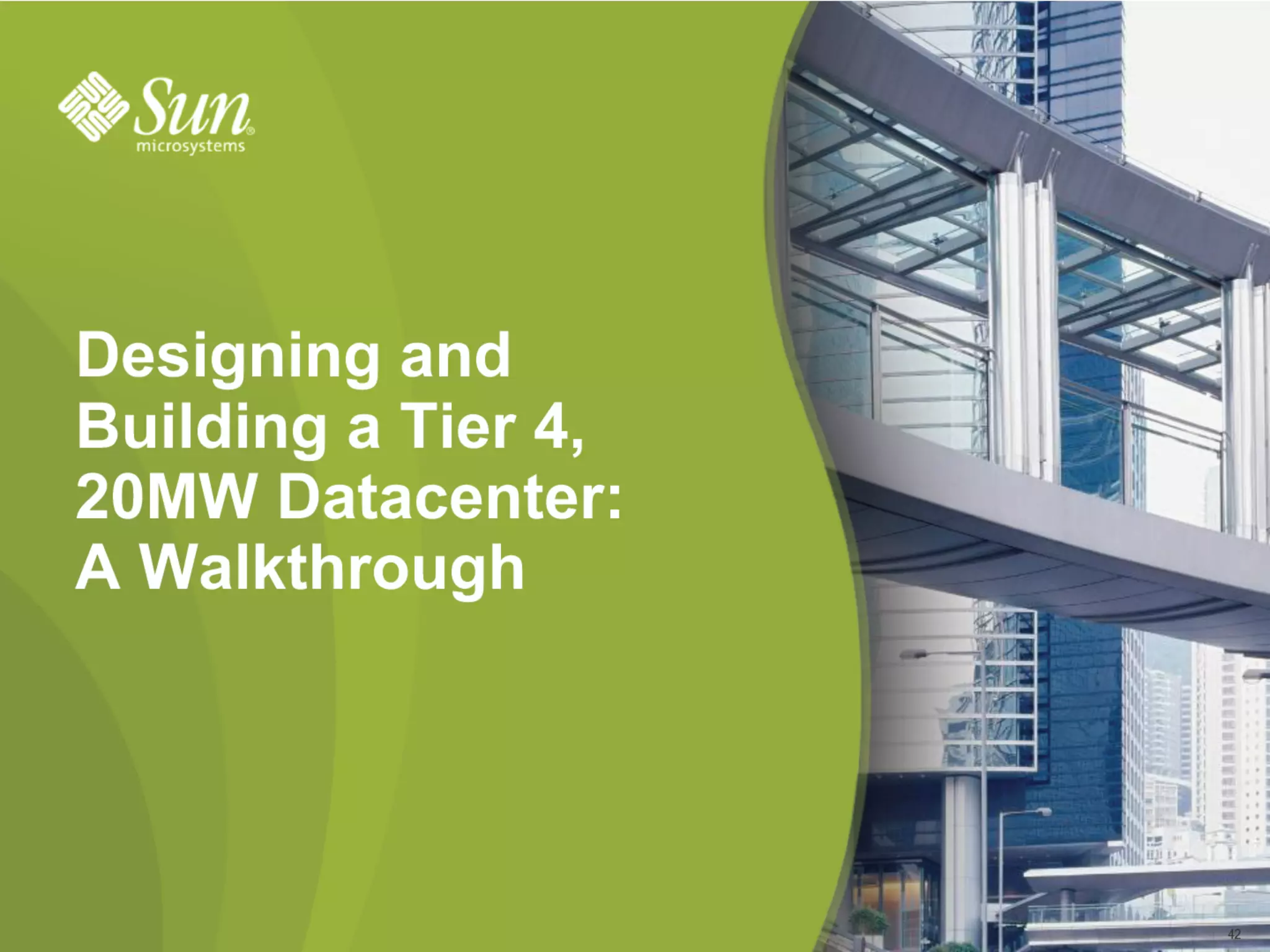 Designing and Building a Tier 4, 20 MW Datacenter | PDF