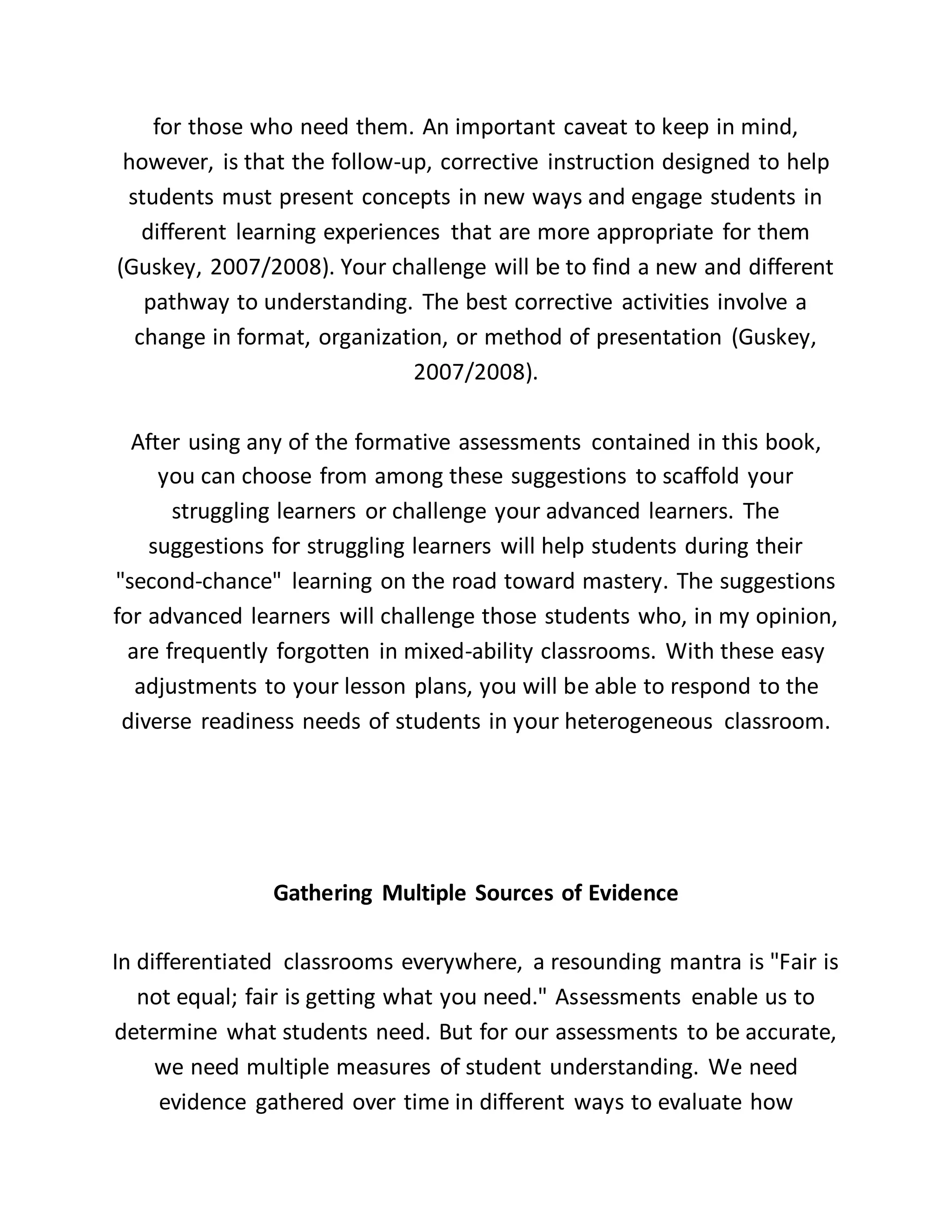 Designing and conducting formative evaluations | DOCX