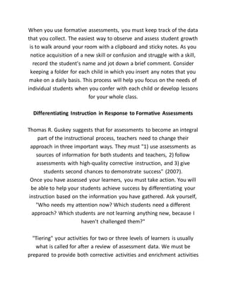 Designing and conducting formative evaluations | DOCX