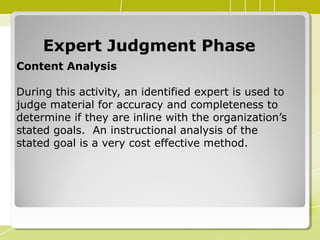 Designing and conducting summative evaluations | PPT