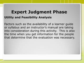 Designing and conducting summative evaluations | PPT