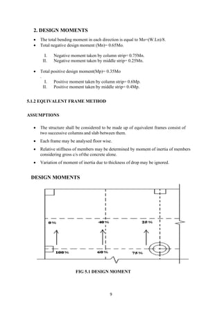 Designing and drawing of flat slab with the help of i.s code | PDF