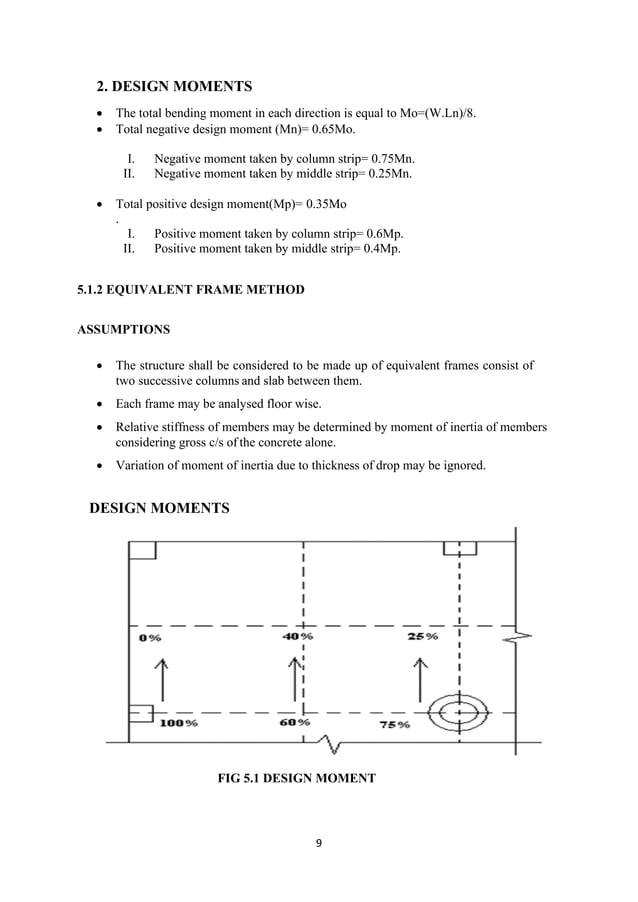 Designing and drawing of flat slab with the help of i.s code | PDF ...