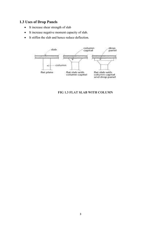 Designing and drawing of flat slab with the help of i.s code | PDF ...