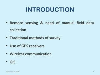 Designing and implementation of an embedded system for real time field ...