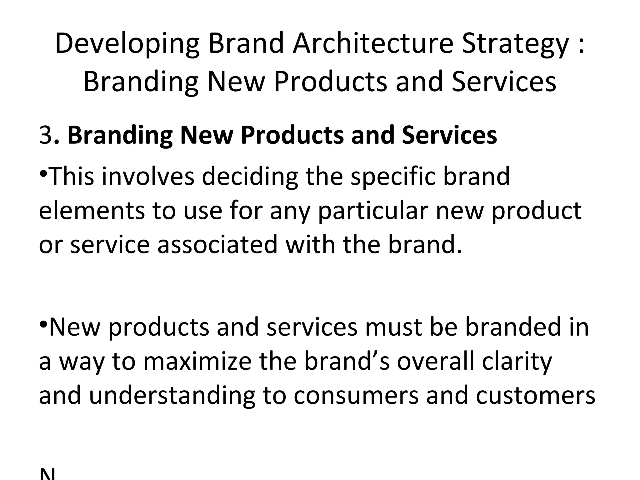 Designing and implementing a branding strategy i brand architecture, brand product matrix, brand ...