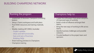 Designing and Implementing Microsoft 365 Adoption Centre - M365 Philly ...