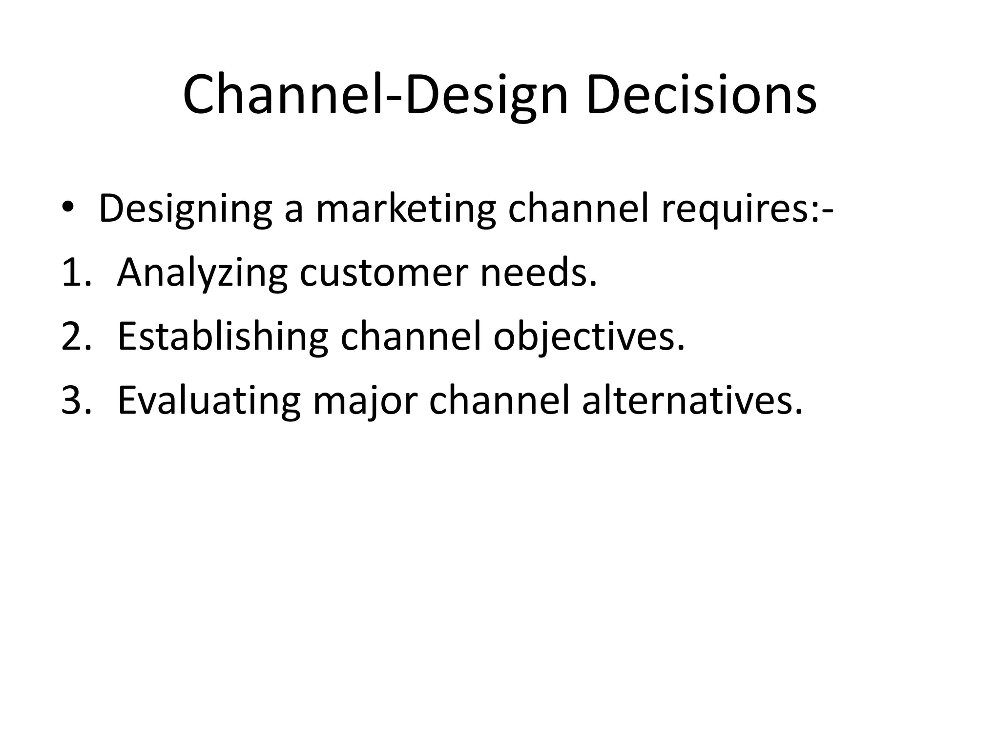 Designing and managing integrated marketing channels | PPTX