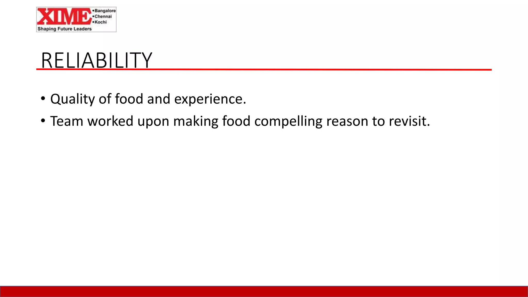 Designing and managing services -SERVQUAL MODEL- ABOUT MIRCHI & MIME | PPT