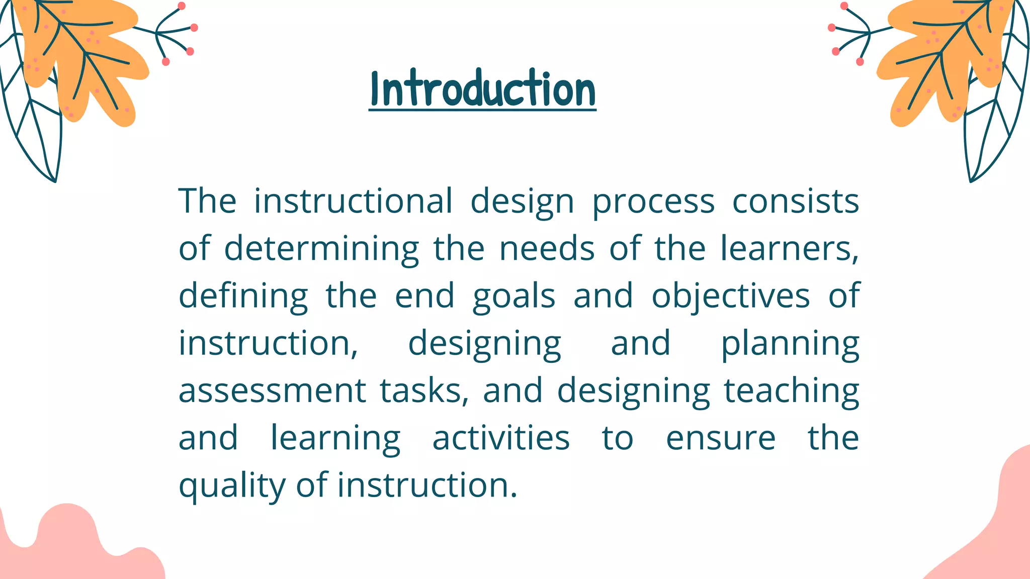 Designing and planning teaching and learning process | PPTX
