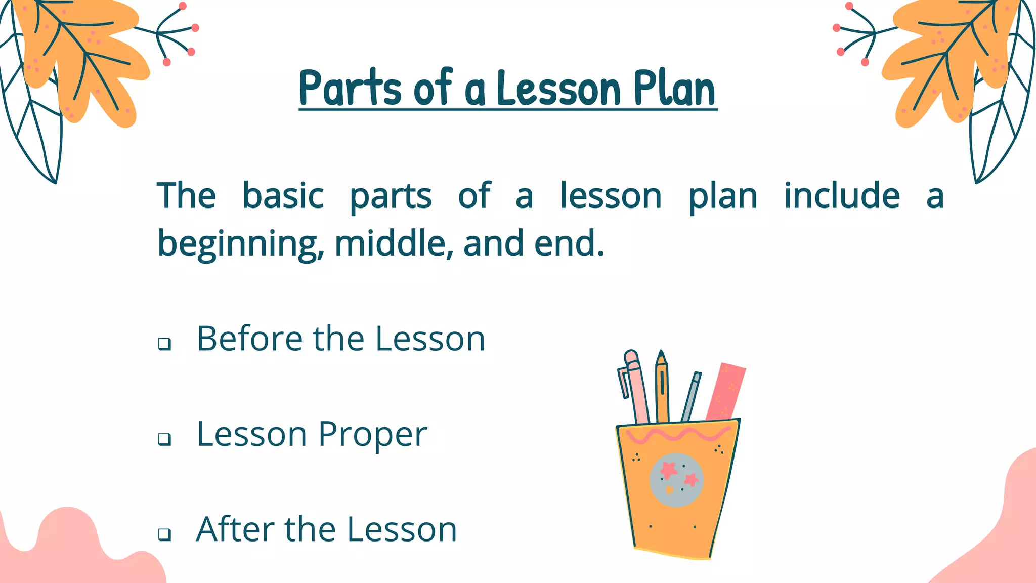Designing and planning teaching and learning process | PPTX