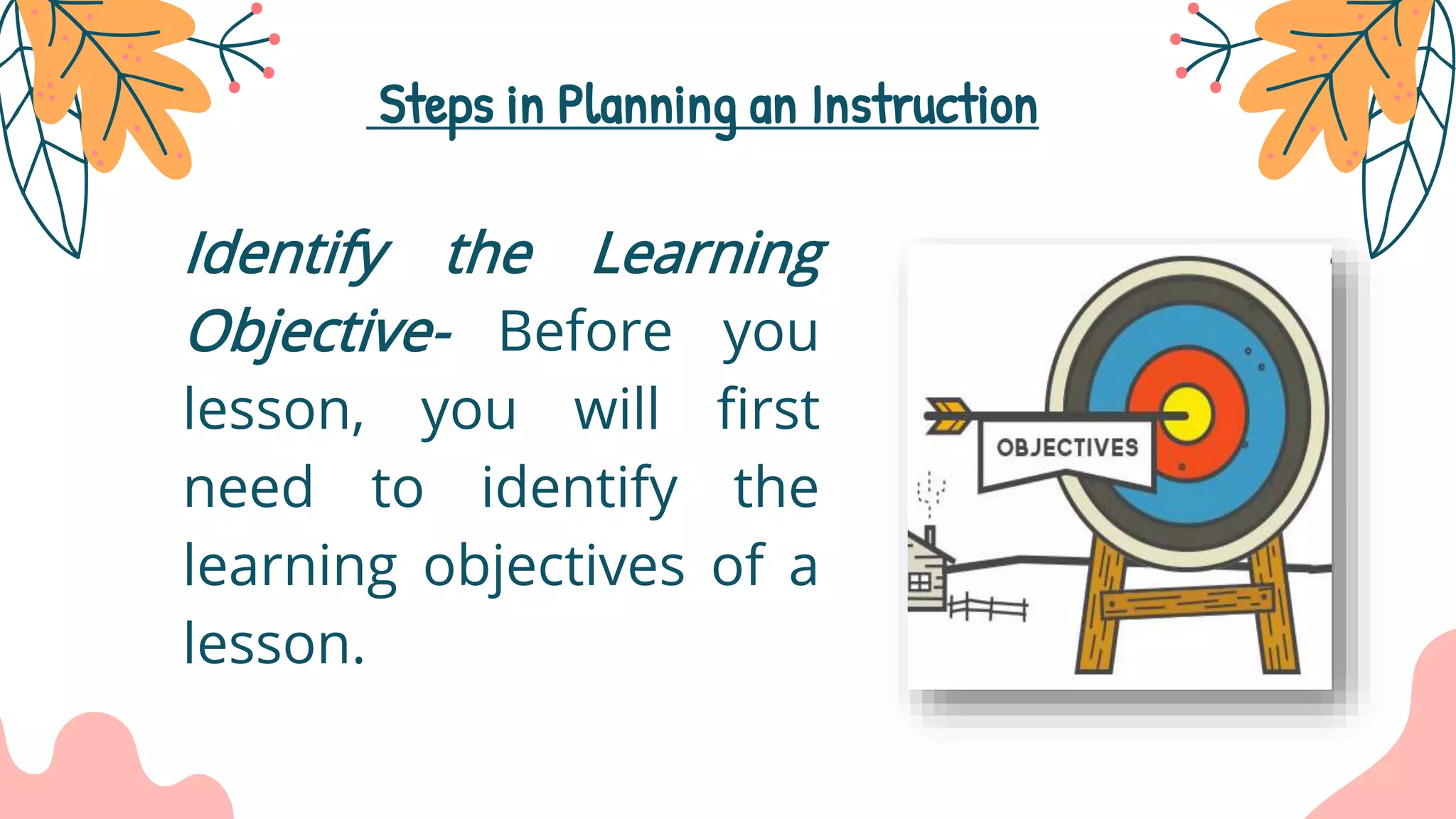 Designing and planning teaching and learning process | PPTX