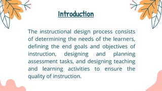 Designing and planning teaching and learning process | PPTX