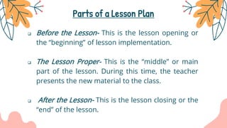 Designing and planning teaching and learning process | PPTX