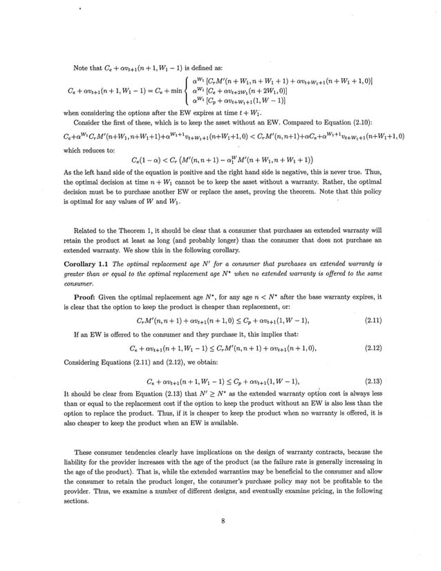 Designing and Pricing Menus of Extended Warranty Contracts | PDF