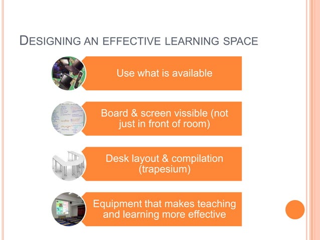 Designing An Effective Learning Space | PPT