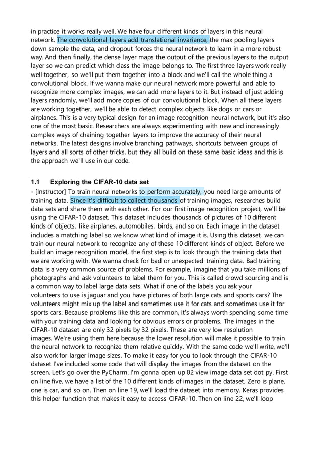 Designing A Neural Network Architecture For Image Recognition Docx