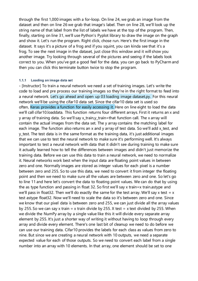 Designing A Neural Network Architecture For Image Recognition Docx