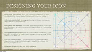 Designing an icon | PPT