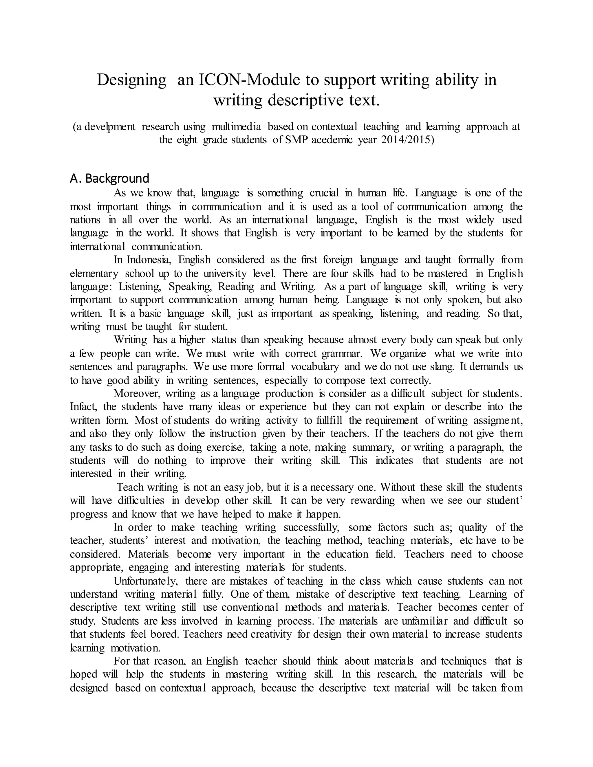 Designing an icon module | DOCX