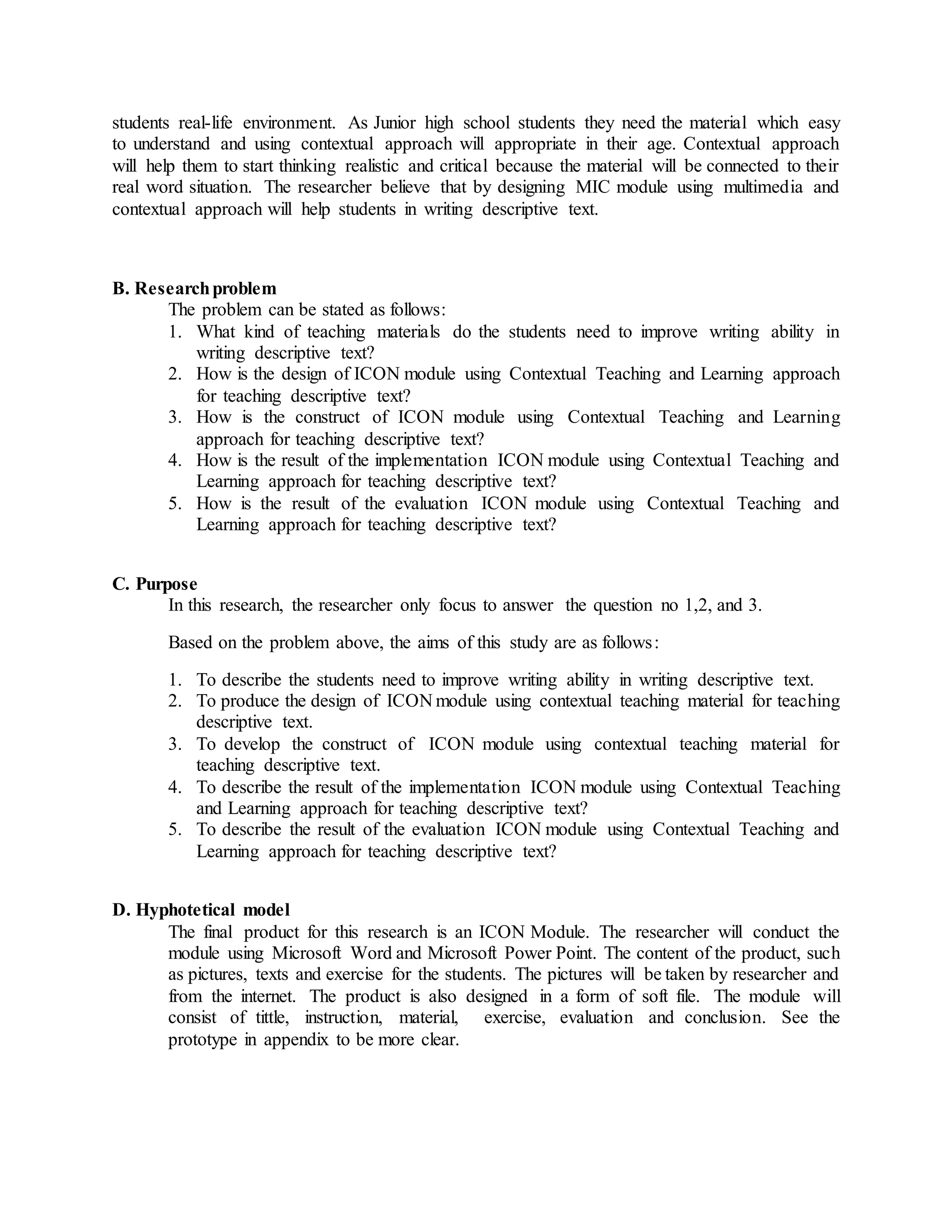 Designing an icon module | DOCX