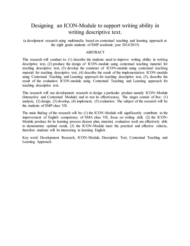 Designing an icon module | DOCX